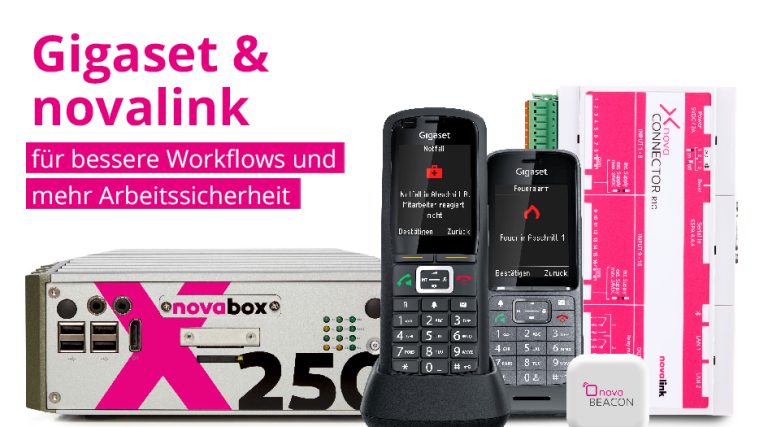Gigaset und novalink. Das perfekte Team für Unternehmenssicherheit - novalink.ch